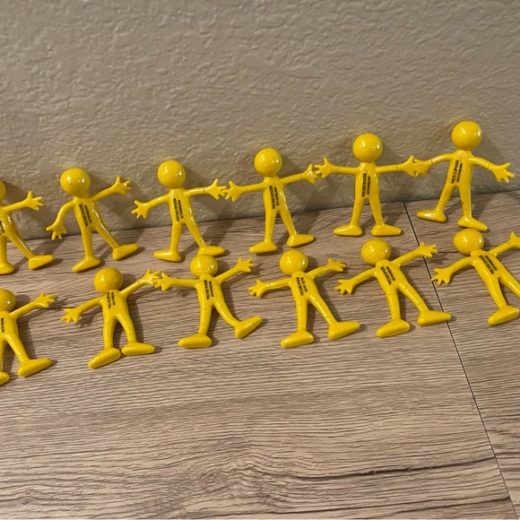 Toys | Vintage Smiley Face Yellow Rubber Toy Lot Of 12 | Poshmark